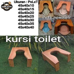 Jual Kursi toilet kursi wc duduk lansia kursi jongkok bangku kayu ...
