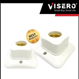 Jual Fitting Plafon / Fitting Lampu E27 Visero VPG-109 - Bulat Putih Visero - Kab. Bekasi - SJL ...