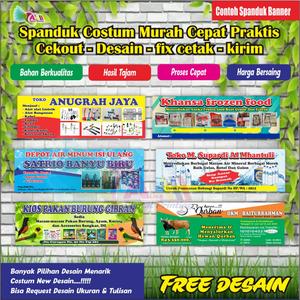Jual Spanduk usaha warung free desain costum - Jakarta Barat - Merdeka ...