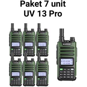 Promo Paket 7 HT BF UV13 pro radio komunikasi jarak jauh uv 13 uv-13 ...