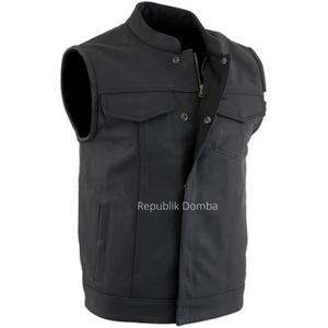 Jual Rompi Kulit Asli - Vest Kulit - Vest Motor - Vest Pria PR 110 - S ...