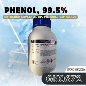 Jual Phenol, 99.5%, detached crystals, BP, Ph. Eur., USP grade, 500 ...