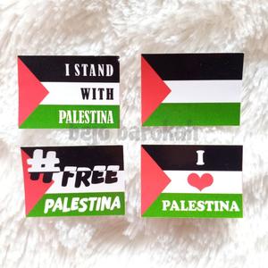 Jual Sticker pipi palestina 20 pcs / stiker bendera palestine / Free ...
