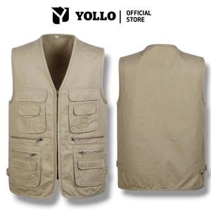 Jual Vest Jaket Rompi Pria/Wanita Casual Tactical Cargo Lapangan ...