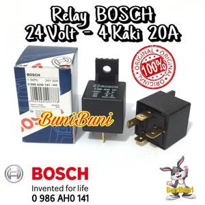 Jual Relay BOSCH 24V 4 Kaki / Rilei Riley Bosch 24 Volt 4 Pin Kaki Asli ...