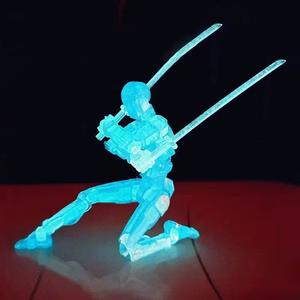 Jual Luminous 13 Jointed Movable Action Figures Shapeshift Robot 3D ...