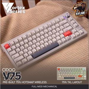 Jual Cidoo V75 Pre-built 75% Hotswap Wireless Mechanical Gaming ...