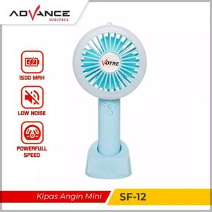 Promo Advance SF-12 / SF12 Kipas Angin Portable Mini - Kipas Tangan ...