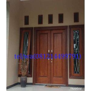 Jual kusen pintu kayu dan pintu minimalis jendela loster DLL - Kota ...
