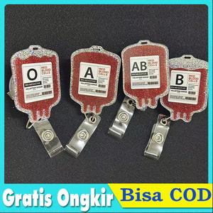 Jual Gantungan Yoyo ID Card Name Tag Bentuk Blood Bag Kantong Infus ...