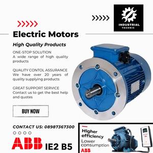 Jual DINAMO ELECTRIC MOTOR ABB IE2 2P B5 0,37KW 0,5HP M2BAX 71MA2 3PHASE - Jakarta Utara ...