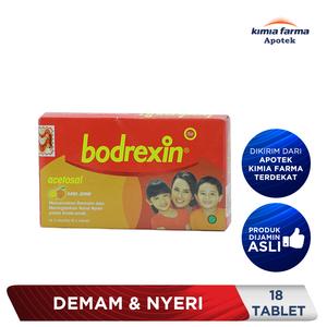 Jual BODREXIN DUS 16 TABLET / OBAT DEMAM NYERI ANAK / KIMIA FARMA ...