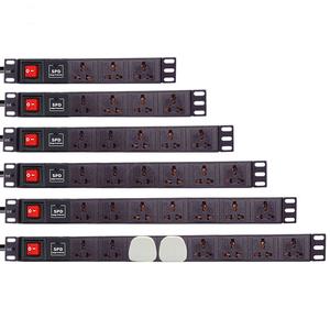 Jual PRO, Network Cabinet Power Strip Socket 3/4/5/6/7/8Ways Universal ...