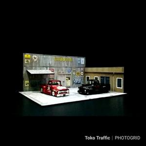 Jual Diorama Papercraft Garage Part 3 Skala 64 Hot Rod Diecast ...