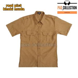Jual [Cod] Atasan Seragam Pns Pria Pemda Pdh Baju Kerja - Khaki Tua, S ...