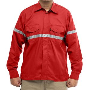Jual Engineer Workwear - Breaker Seragam Wearpack Kemeja Lapangan Merah ...
