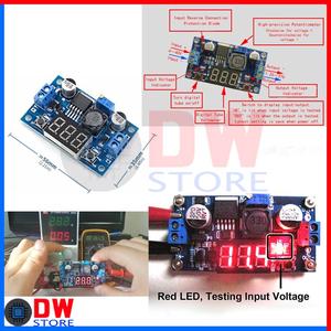 Jual DC-DC STEP DOWN ADJUSTABLE POWER SUPPLY LM2596 LED DISPLAY LM2596S Voltmeter Volt meter ...