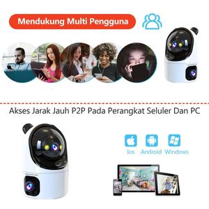 Jual Xihancam Cctv Indoor Fhd 5Mp Dual Lens Smart Kamera Cctv Wifi Ptz ...