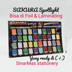 Jual Kertas Sampul Binding Sakura Foil / Kertas Sorotan Foil & Kertas ...