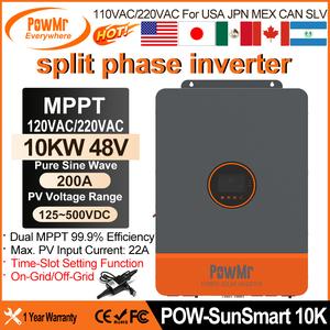 Jual PowMr 10KW 48V Split Phase Inverter one Hybrid Solar Inversor - Kota Surabaya - Ramennn ...