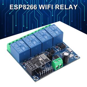 Jual Advanced 1 2 4 Way Wiress Smart WiFi Relay Modu 5V/12V ESP8266 ...