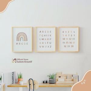 Jual Bingkai Poster A4 Bisa Custom Nama Dekorasi Poster Edukasi ...