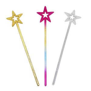 Jual Zest Wave Magic Wand For Kids Golden Silver 13 Inches Star Wand ...