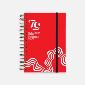 Jual Hard Cover Notebook Merah 17 Agustus 2024 HUT RI Ke 79 - Jakarta ...