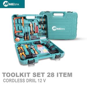 Jual EDS Bor impact drill 10mm electric dan Toolset Toolkit Toolbox ...