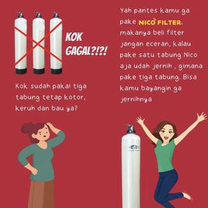Promo Filter Air Di Makassar Nico Filter Air Sumur Bor / Pdam Garansi 1 ...