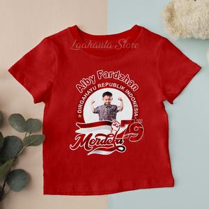 Jual Promo Merdeka !! Kaos Anak Hut Ri Ke 79 / Kaos Custom Anak Kemerdekaan / Kaos Anak 17 ...