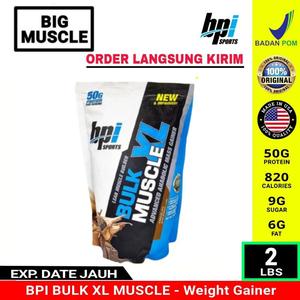 Jual Bpi Bulk Muscle Xl 2 Lbs Bpi Bulk 2 Lb Susu Mass Gainer Weight ...