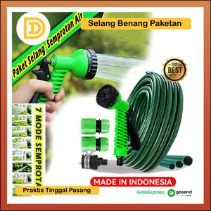 Jual Selang Air 1/2 5/8 Inch Anti Lumut 5 10 15 20 Meter Paket Semprotan Nozzle 7in1 Spray dan ...