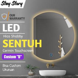 Promo Cermin Led Touch screen Dinding Wastafel Kamar Mandi Kaca Rias ...