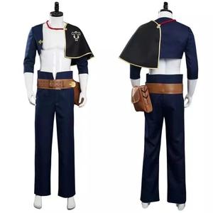 Jual Anime Black Clover Asta Cosplay Cape Full Set with Shawl Pant Belt ...