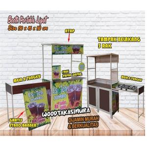 Jual Booth Portable/Meja lipat/gerobak lipat/booth lipat - Kota Depok ...