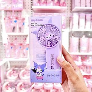 Jual Kipas Angin Mini Kuromi - Miniso Kuromi 1800mAh Mini Fan - Kota ...