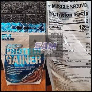 Jual Suplemen Fitness Evl Stacked Protein Gainer 12 Lb Mass Original ...