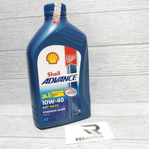 Jual OLI SHELL ADVANCE AX7 MATIC 1 LITER 1LITER 10W-40 NMAX AEROX ...