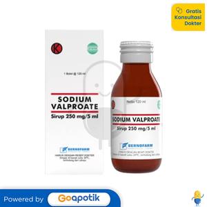 Jual SODIUM VALPROATE BERNOFARM 250 MG/5 ML SYRUP 120 ML - Jakarta ...
