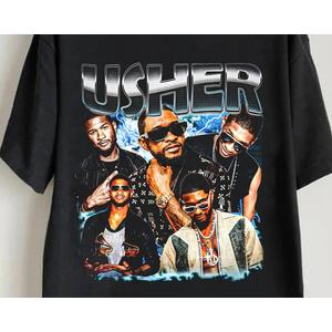 Jual Limited Rapper Usher Png Vintage Usher 90s Png Retro Usher Graphic ...