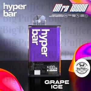 Jual Hyper Bar Ultra Vape Pods 12.000 Puffs Sekali Pakai Hyper Bar ...