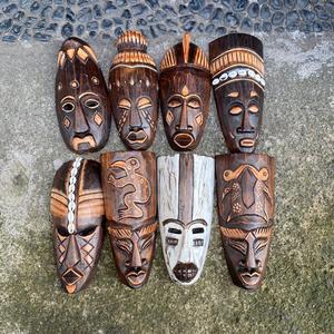 Jual Patung Topeng Suku Asmat Mini 20 cm - Topeng Kayu Dekorasi Dinding ...