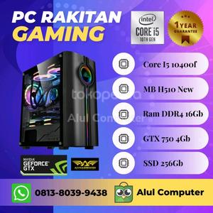 Jual KOMPUTER PC RAKITAN GAMING I5-10400F/RAM 16GB/NVMe 256GB/ GTX 750 4GB - Jakarta Pusat ...
