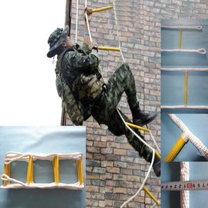 Jual Rope Ladder Escape Ladder Home Lifeline Ladder Outdoor Round Nylon ...
