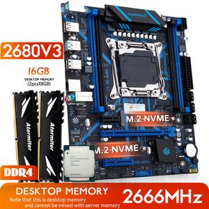 Jual Miniva Authentic HUANANZHI X99 QD4 Motherboard with combo kit set ...