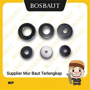 Jual RING PLAT BESI PUTIH - WASHER PLAT - PLATE WASHER BESI - WP (1/4 ...