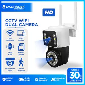 Promo CCTV Wifi Outdoor Waterproof Dual Lensa HD Motion Track Night ...