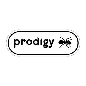Jual S41136# 2 Pieces Funny Self-adhesive Decal Prodigy Car Sticker ...