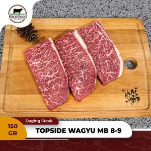 Jual Topside Beef Wagyu Steak AUS MB 8-9 | Daging Sapi Wagyu Secondary ...